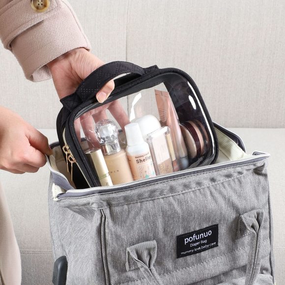 Packism | Bags | Tsa Approved Toiletry Bag 3 Pack Clear Makeup Bags ...